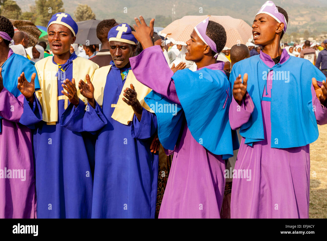 Timkat (Epiphany) Celebrations, Jinka Town, The Omo Valley, Ethiopia ...