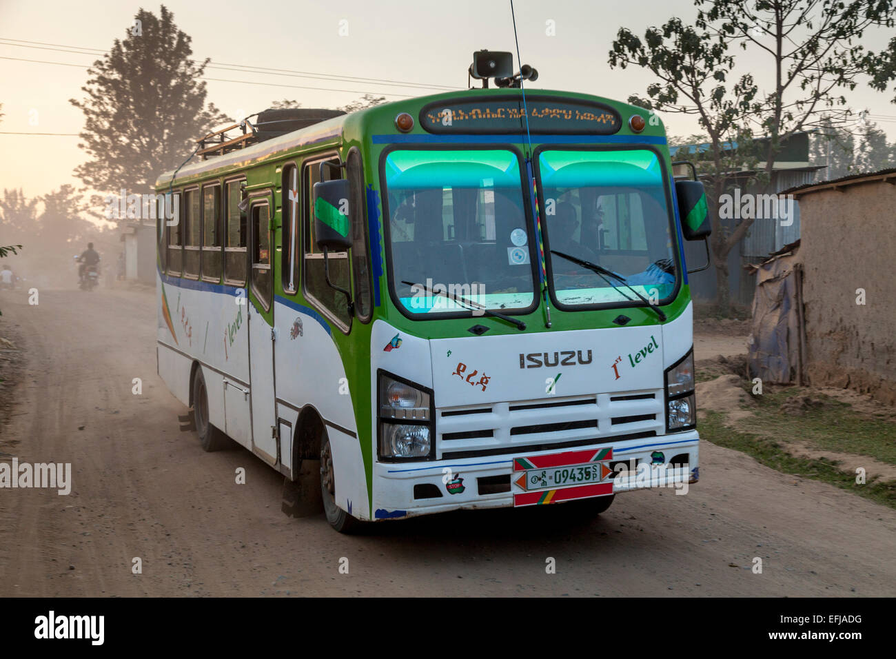 A Local Bus, Jinka Town, The Omo Valley, Ethiopia Stock Photo - Alamy