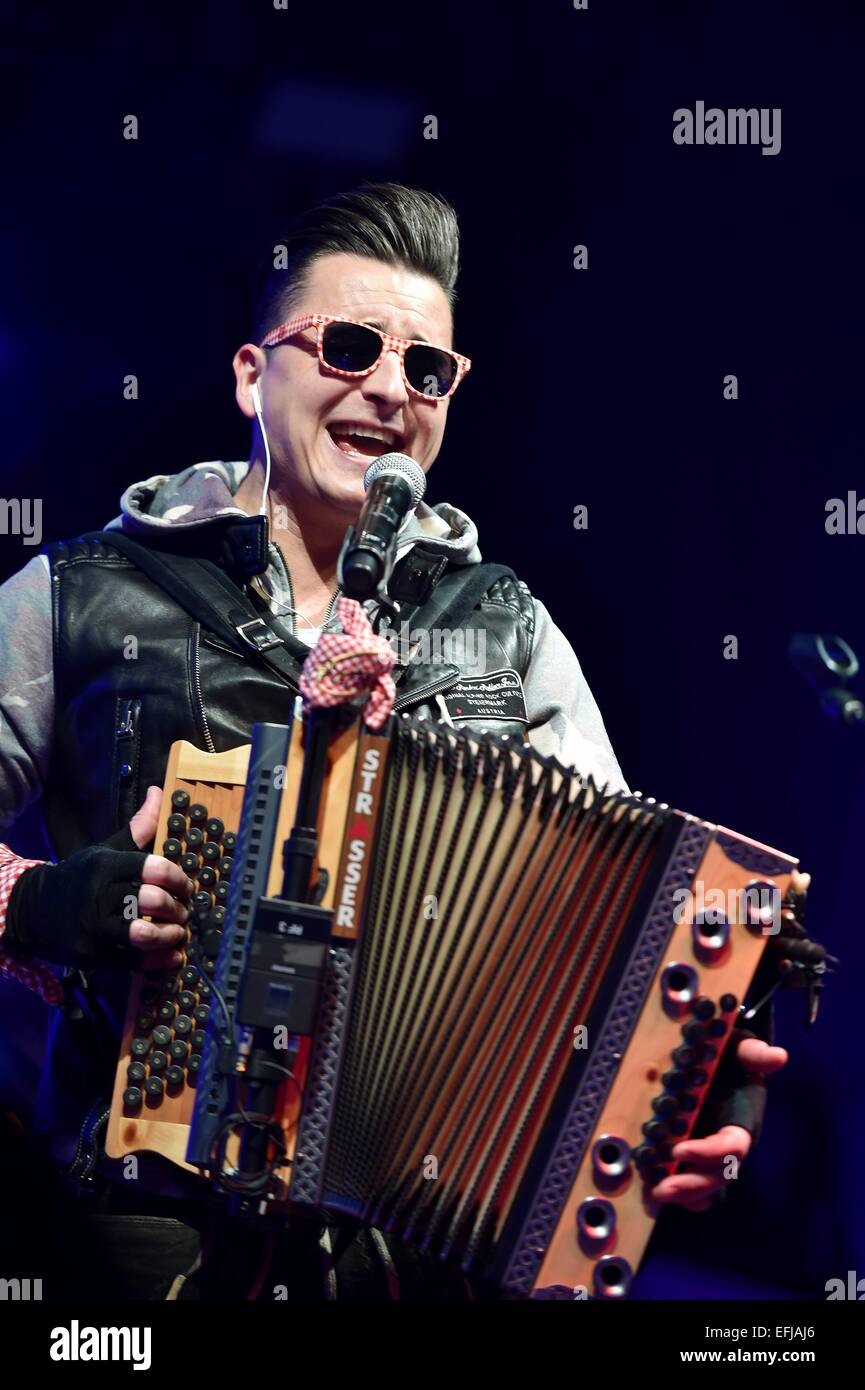 Vail, Colorado, USA. 04th Feb, 2015. Andreas Gabalier concert at the ...