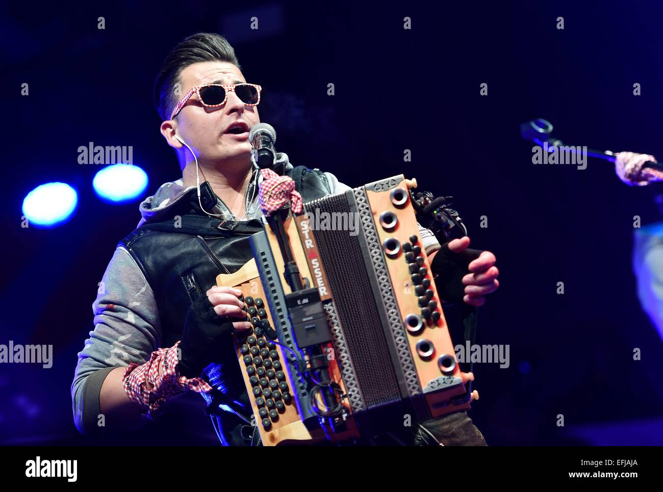 Vail, Colorado, USA. 04th Feb, 2015. Andreas Gabalier concert at the ...