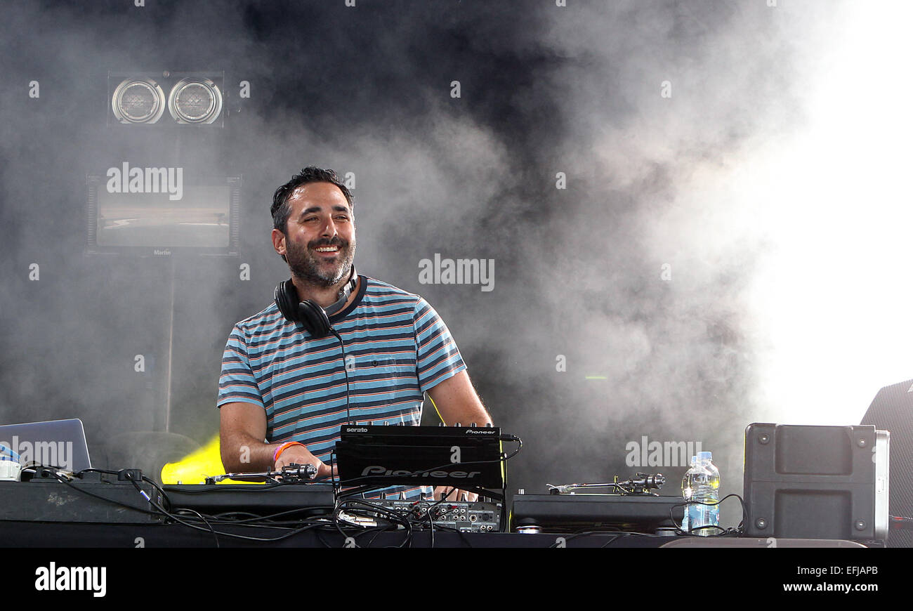 DJ Yoda performing on the Castle Stage during Day Three of Camp ...
