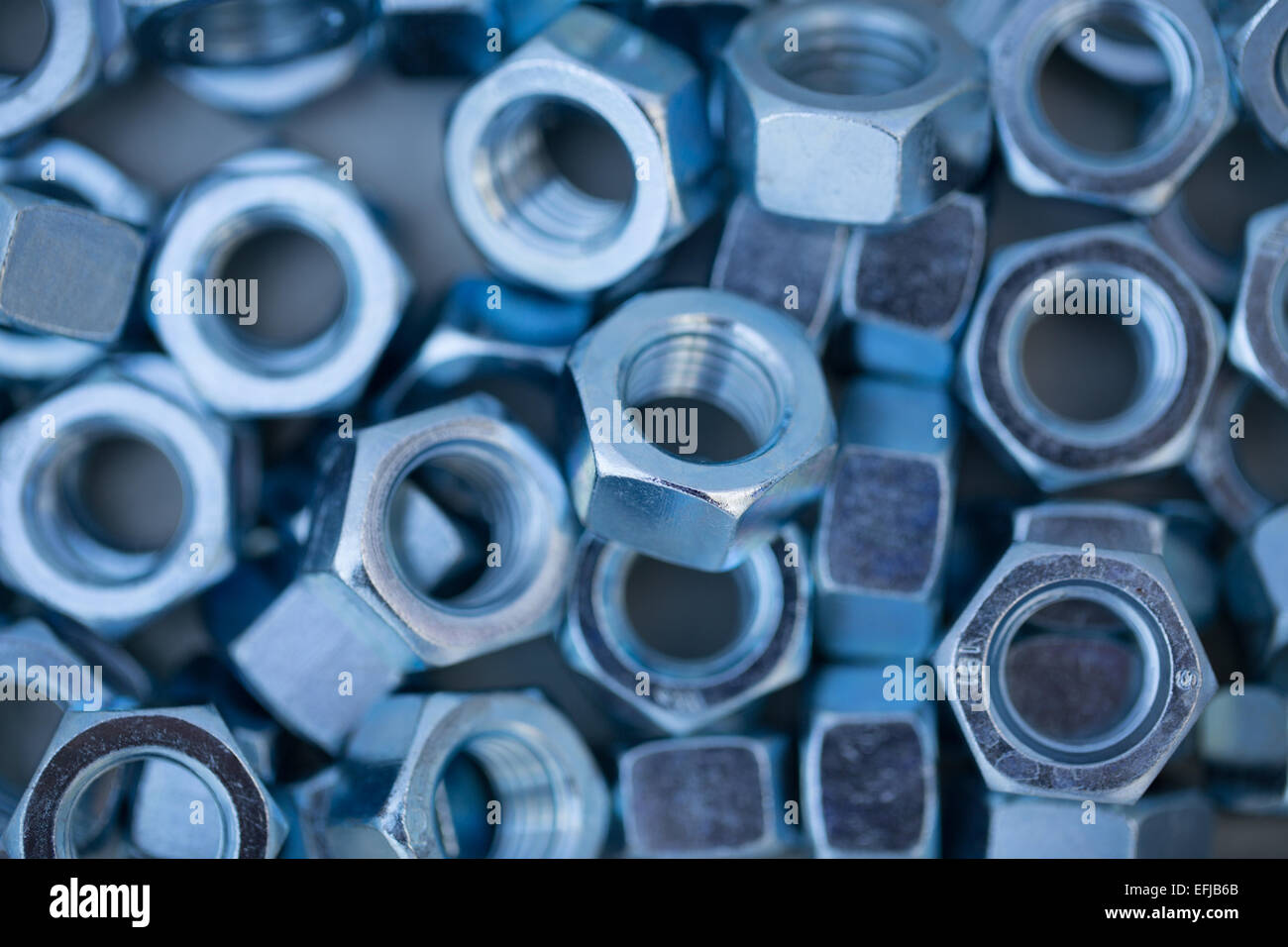 Heavy hex nuts Stock Photo - Alamy