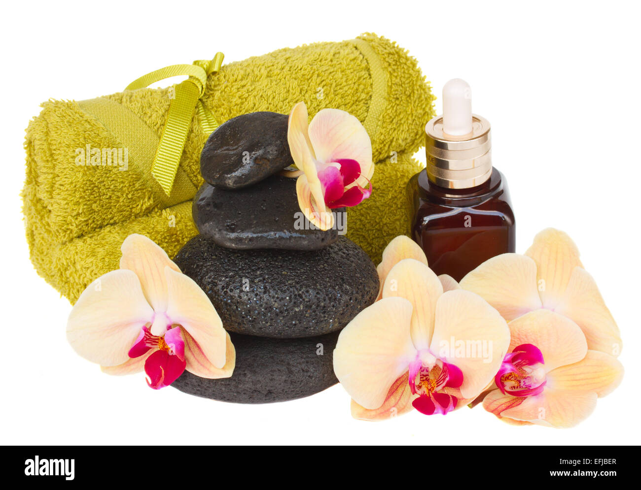 orchid spa treatment Stock Photo - Alamy