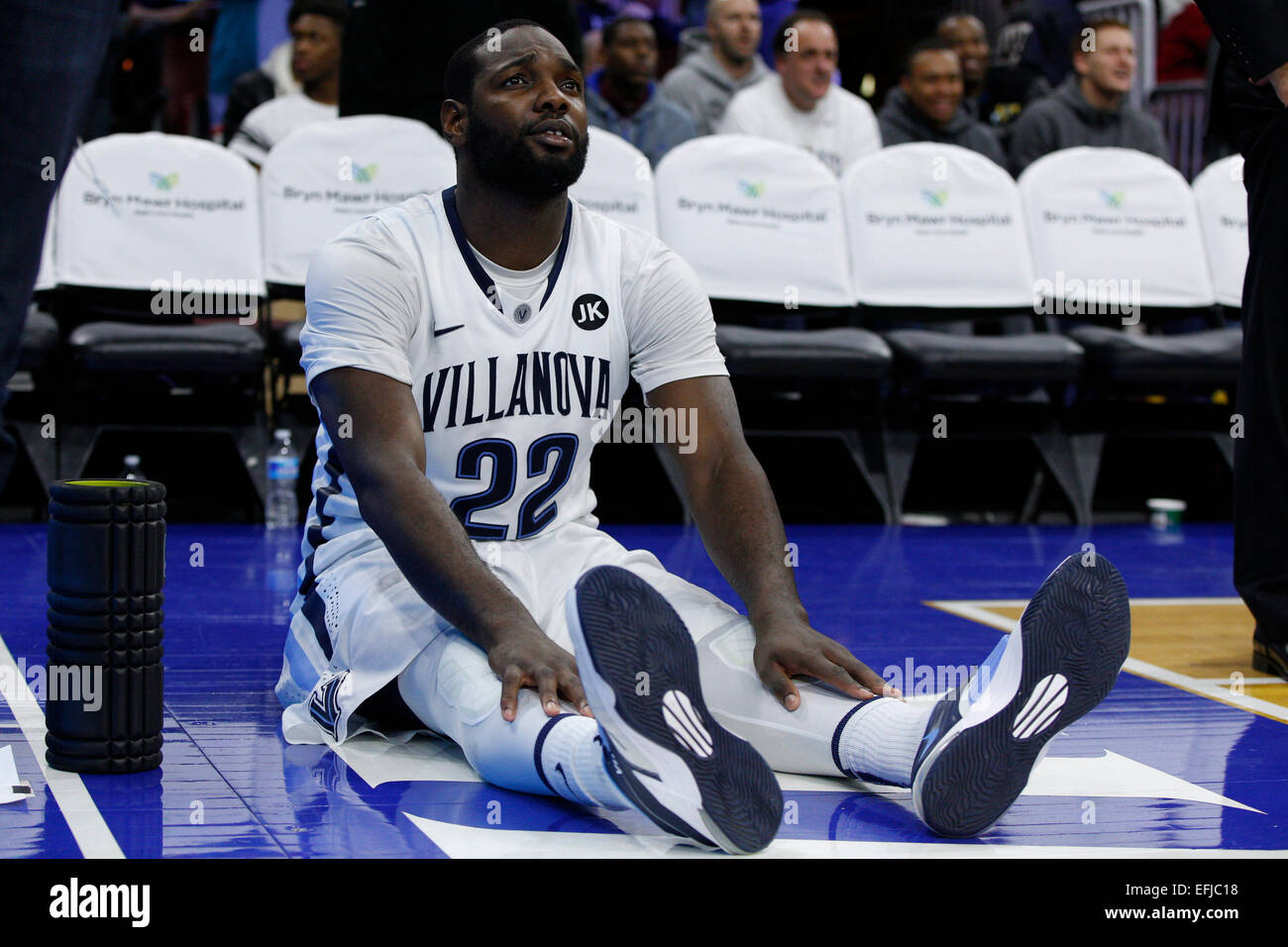 February 4, 2015: Villanova Wildcats forward JayVaughn Pinkston (22 ...