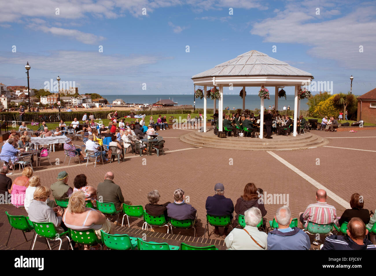 Bandstand in england on a sunny day hi-res stock photography and images ...