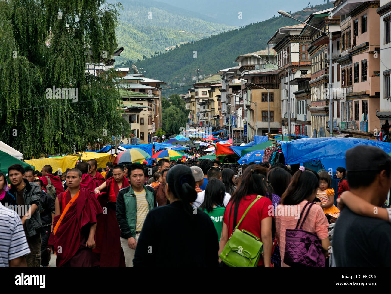 Bhutan Thimphu City Shopping