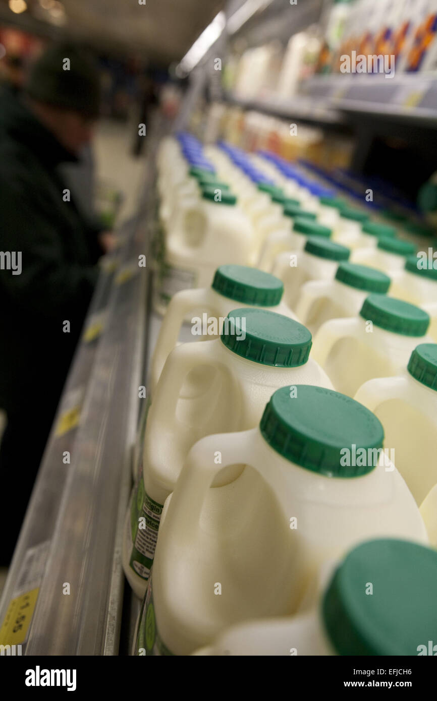 Supermarket Milk High Resolution Stock Photography and Images - Alamy
