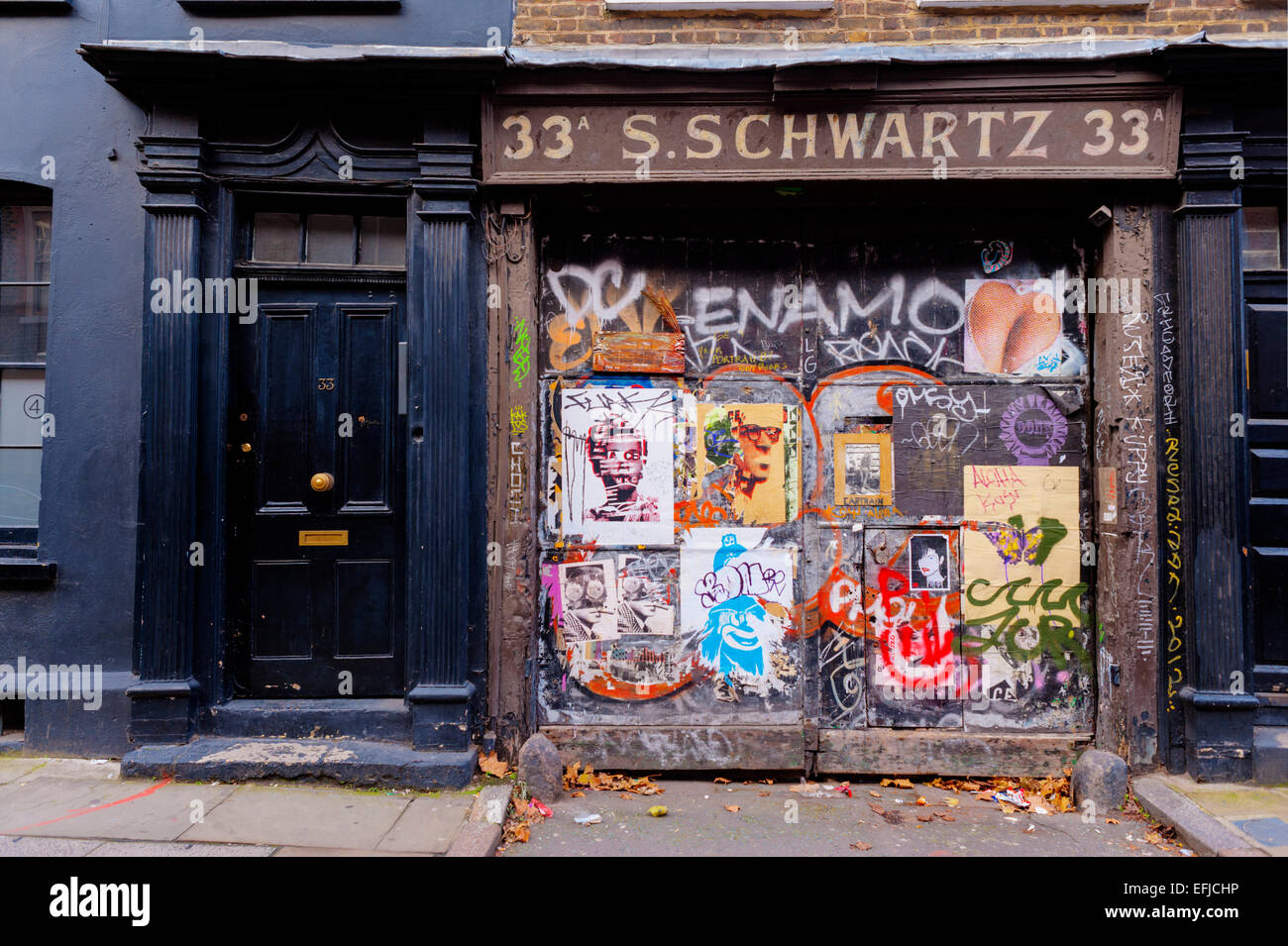 Old shopfront Spitalfields London Stock Photo - Alamy