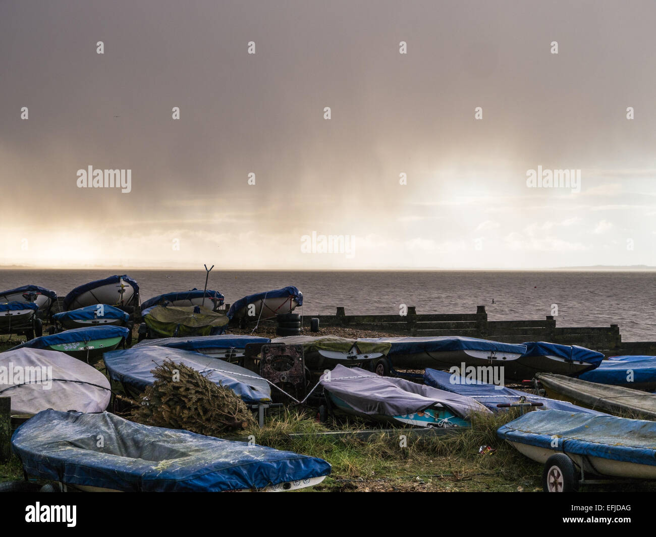 Whitstable kent snow hi-res stock photography and images - Alamy