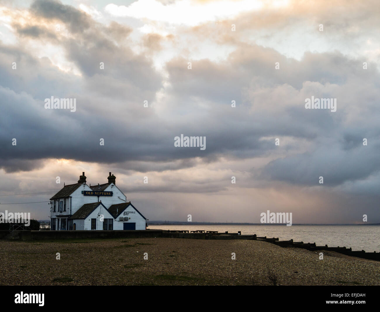Whitstable kent snow hi-res stock photography and images - Alamy