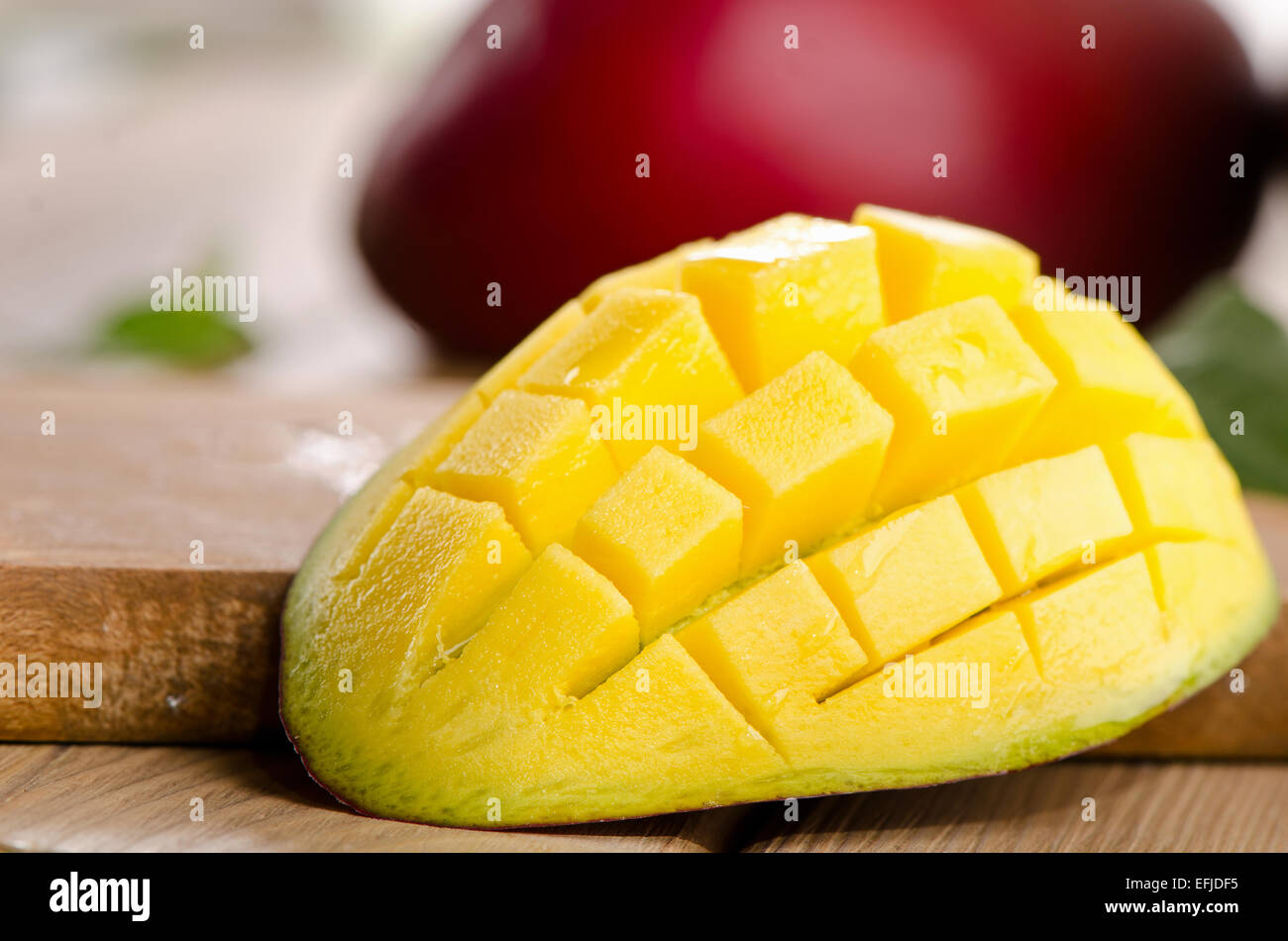 Mango on table hi-res stock photography and images - Alamy