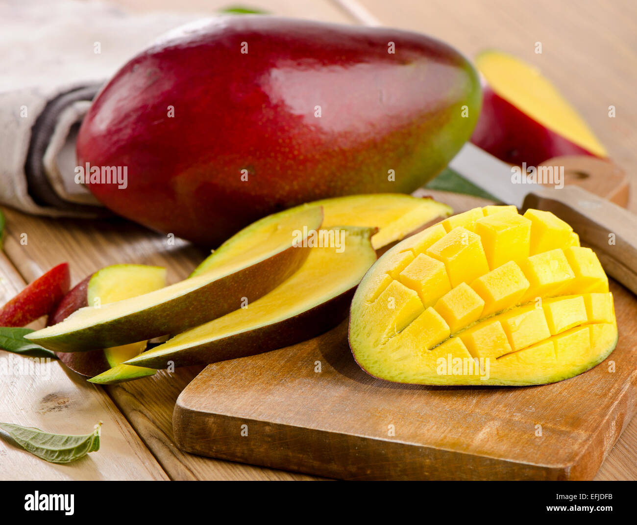 Mango fruit table hi-res stock photography and images - Alamy