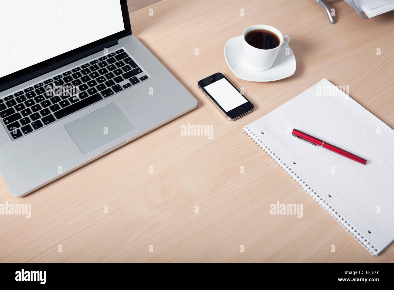 Office desk coffee hi-res stock photography and images - Alamy