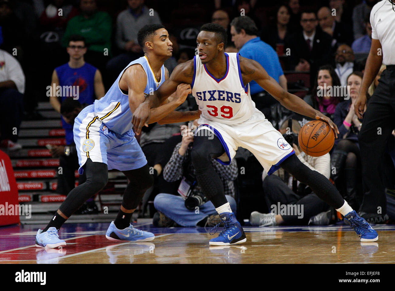 February 3, 2015: Philadelphia 76ers forward Jerami Grant (39) in ...