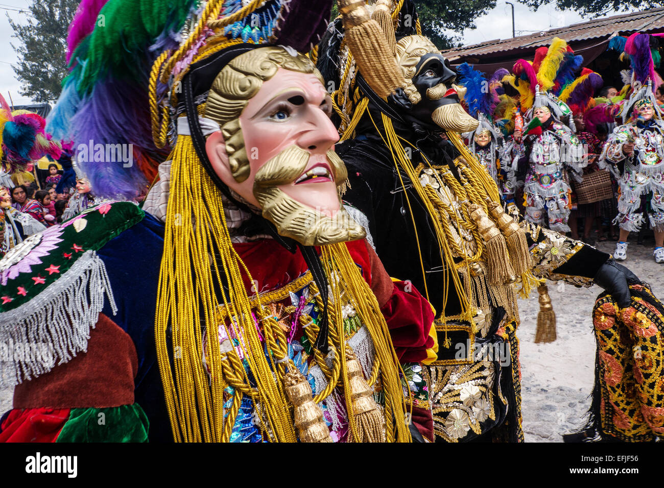 Celebration of Fiesta de Santo Tomas in Chichicastenango, Guatemala ...