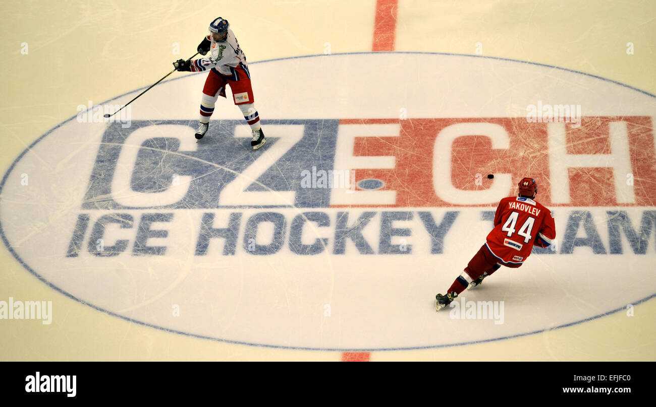 Logo of Czech National Ice Hockey Team during the Euro Hockey Tour ...