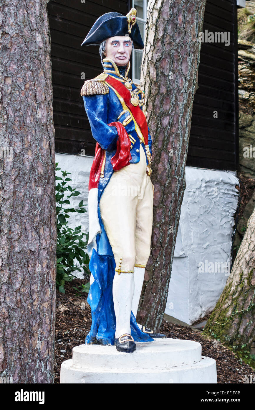 Statue in portmeirion village hi-res stock photography and images - Alamy