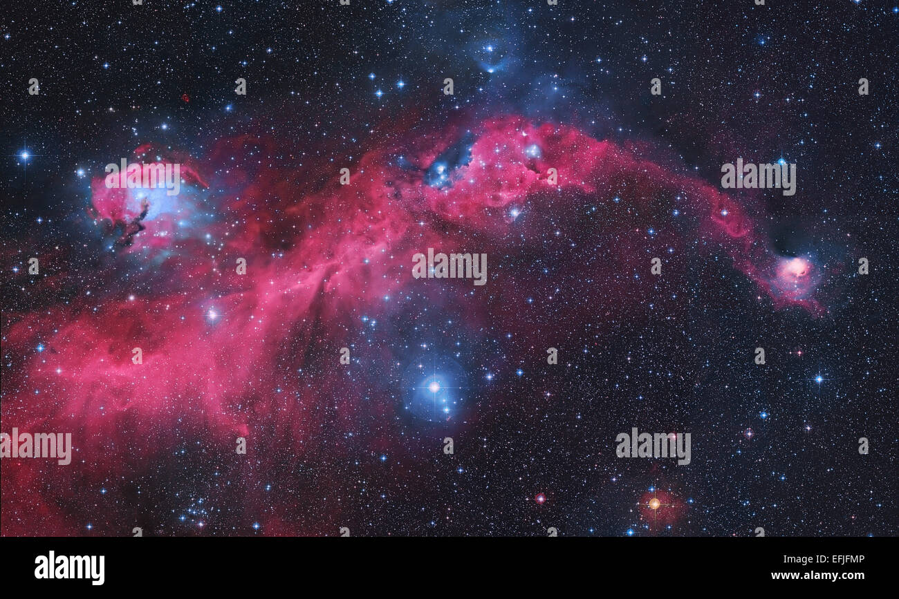 IC 2177, the Seagull Nebula. IC 2177 is a bright H II region located on ...