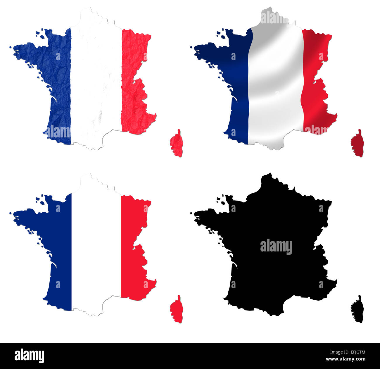 France flag over map collage Stock Photo - Alamy