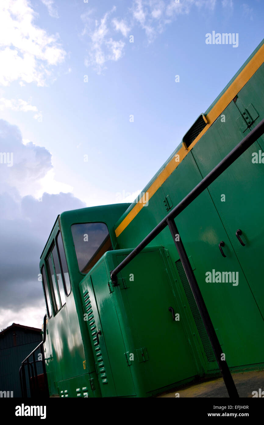 An old locomotive freight train Stock Photo - Alamy