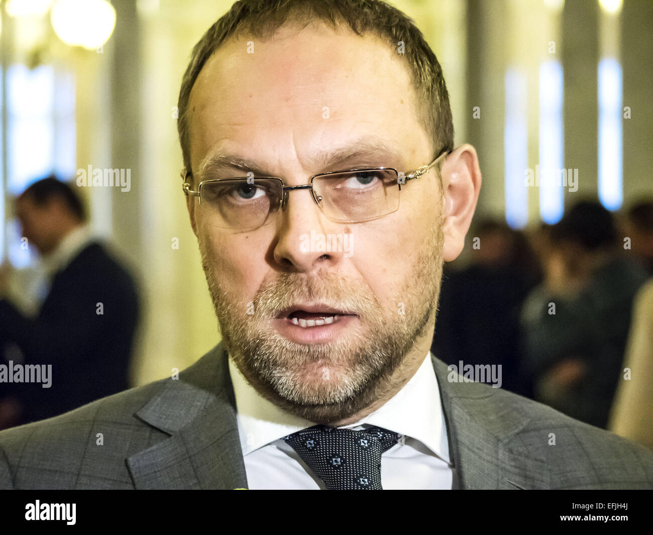 Feb. 5, 2015 - Verkhovna Rada deputy from the ''Fatherland'' Sergei ...