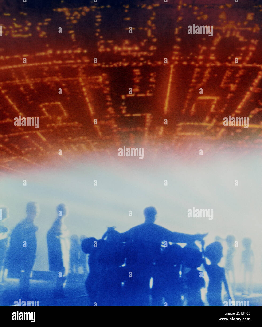 Ufo Scene Close Encounters Third Stock Photos & Ufo Scene Close ...