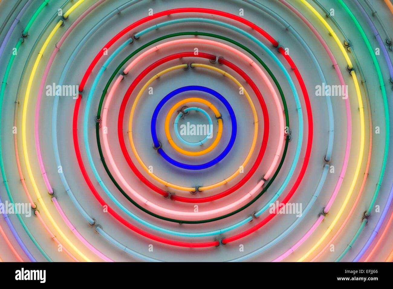 Colorful circular light display in hi-res stock photography and images ...