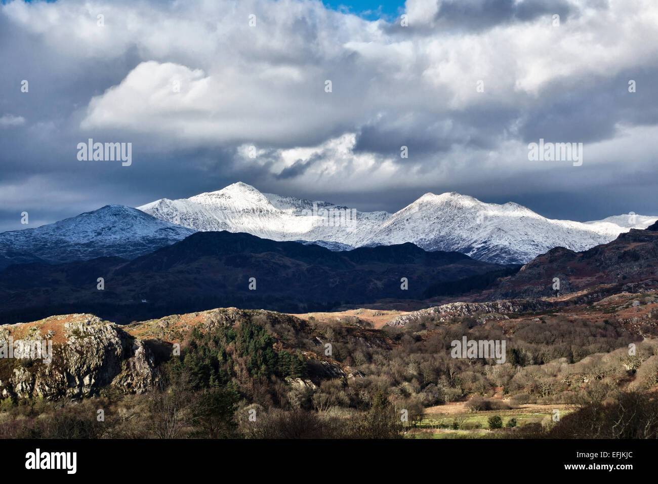 Snowdonia National Park Winter High Resolution Stock Photography and ...
