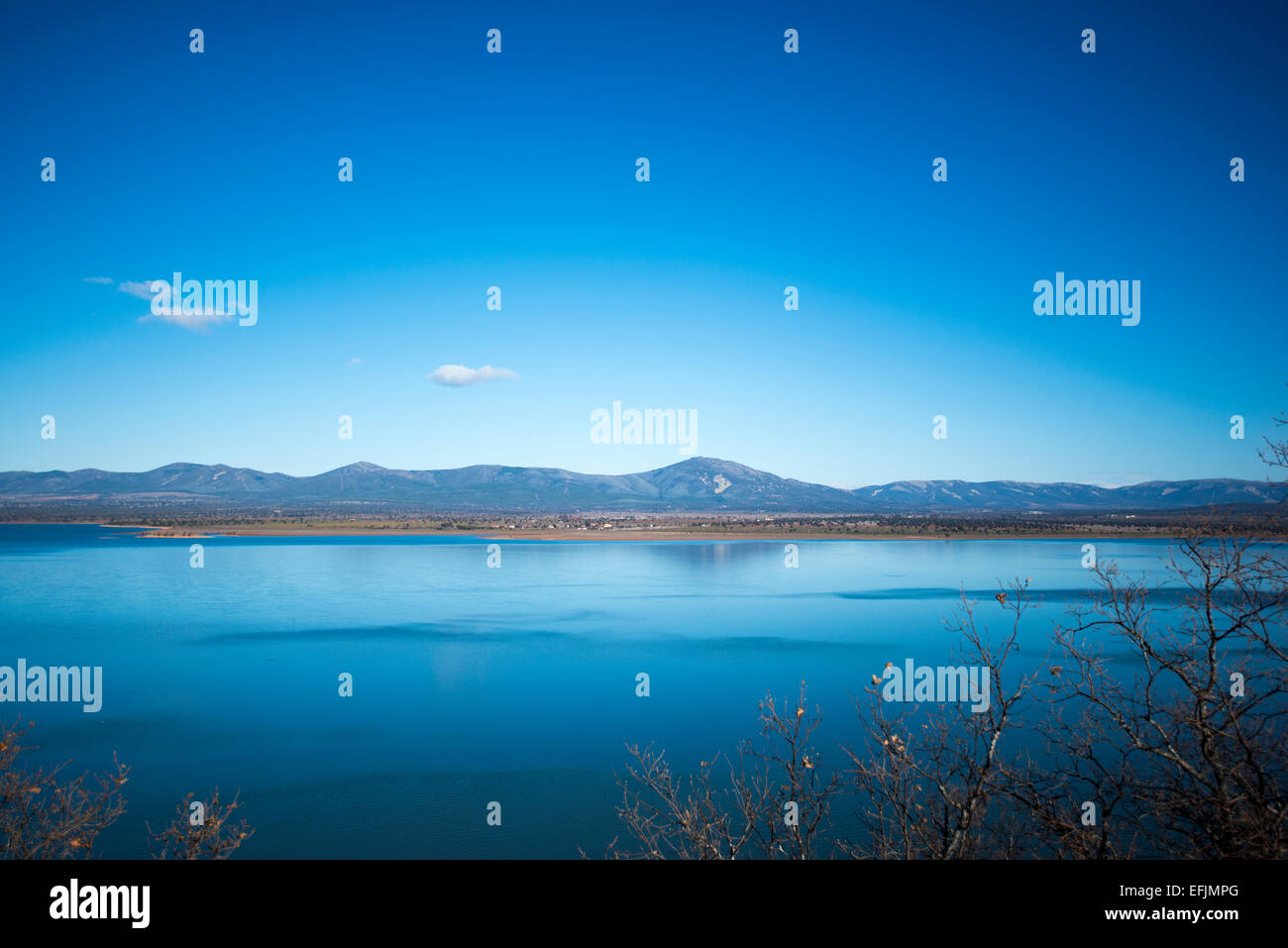 Abraham Tower Reservoir Stock Photo - Alamy