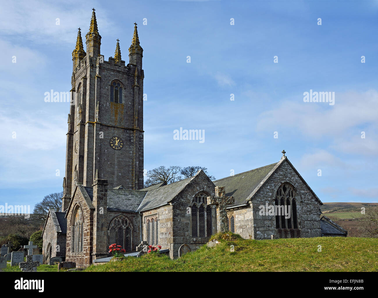 Church widecombe in the moor hi-res stock photography and images - Alamy