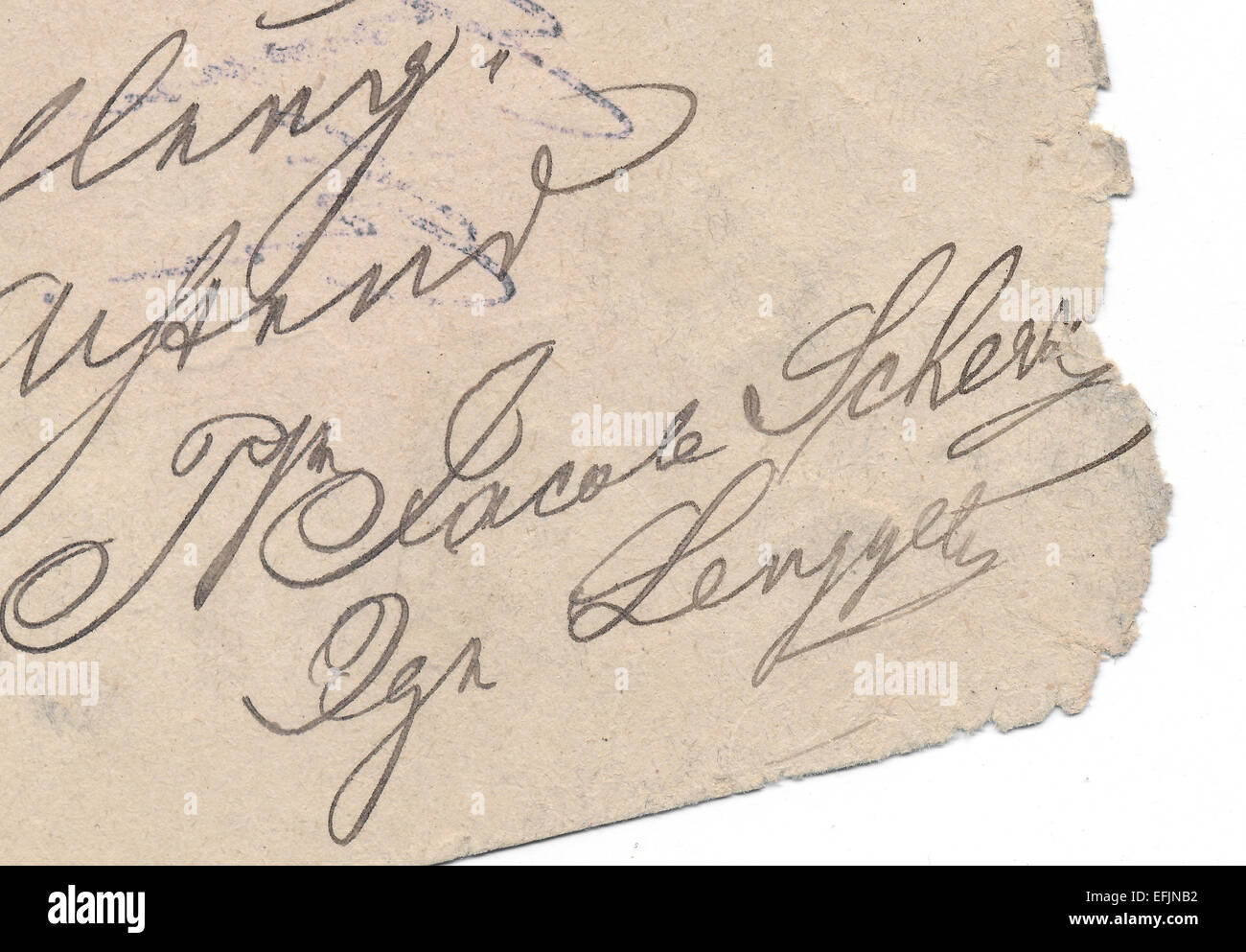 Old handwriting hi-res stock photography and images - Alamy