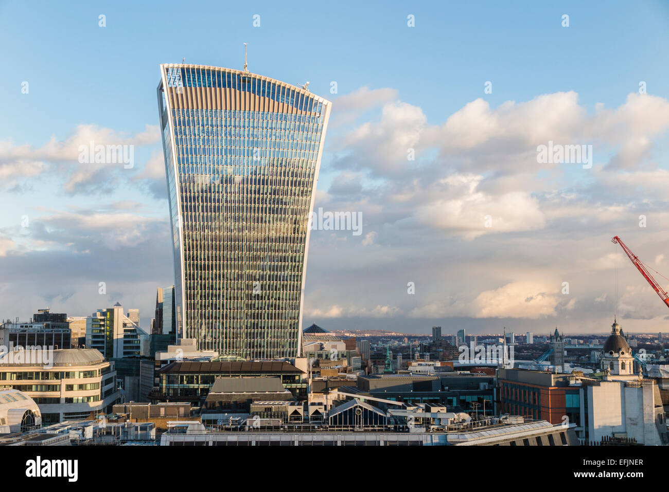 The Walkie Talkie Building in the financial and insurance district in ...
