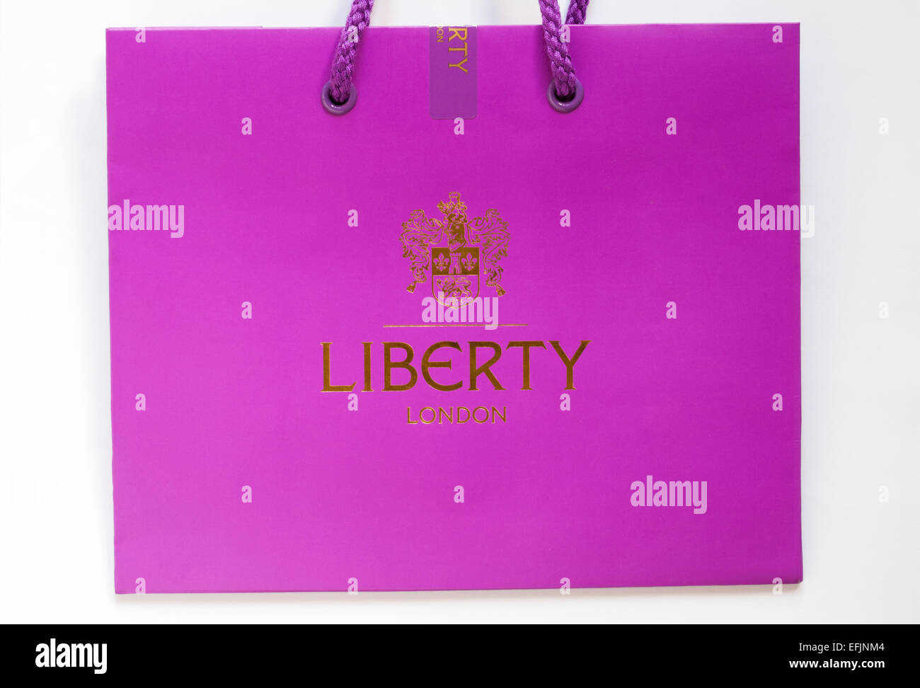 Liberty london logo on purple hi-res stock photography and images - Alamy