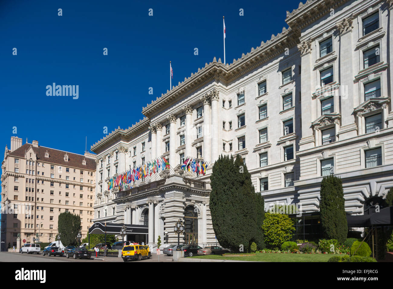 FAIRMONT HOTEL SAN FRANCISCO CALIFORNIA USA Stock Photo - Alamy