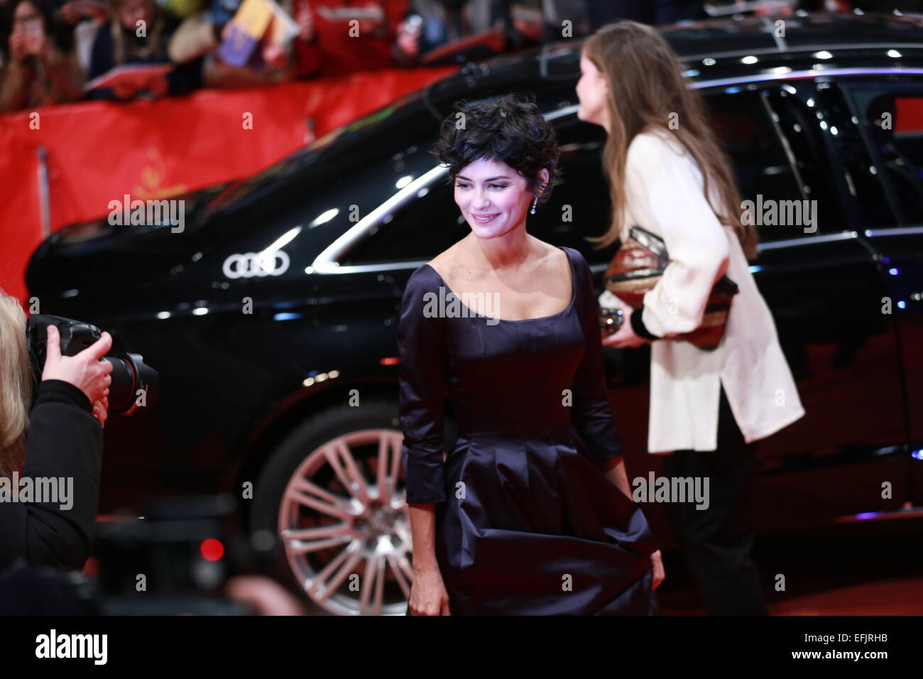 Berlin, Germany. 5th Feb, 2015. Jury member, Audrey Tautou during the ...