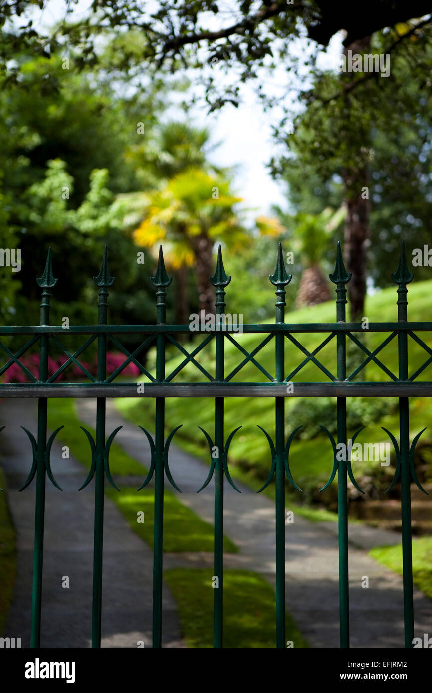 Vegetation and gate hi-res stock photography and images - Alamy