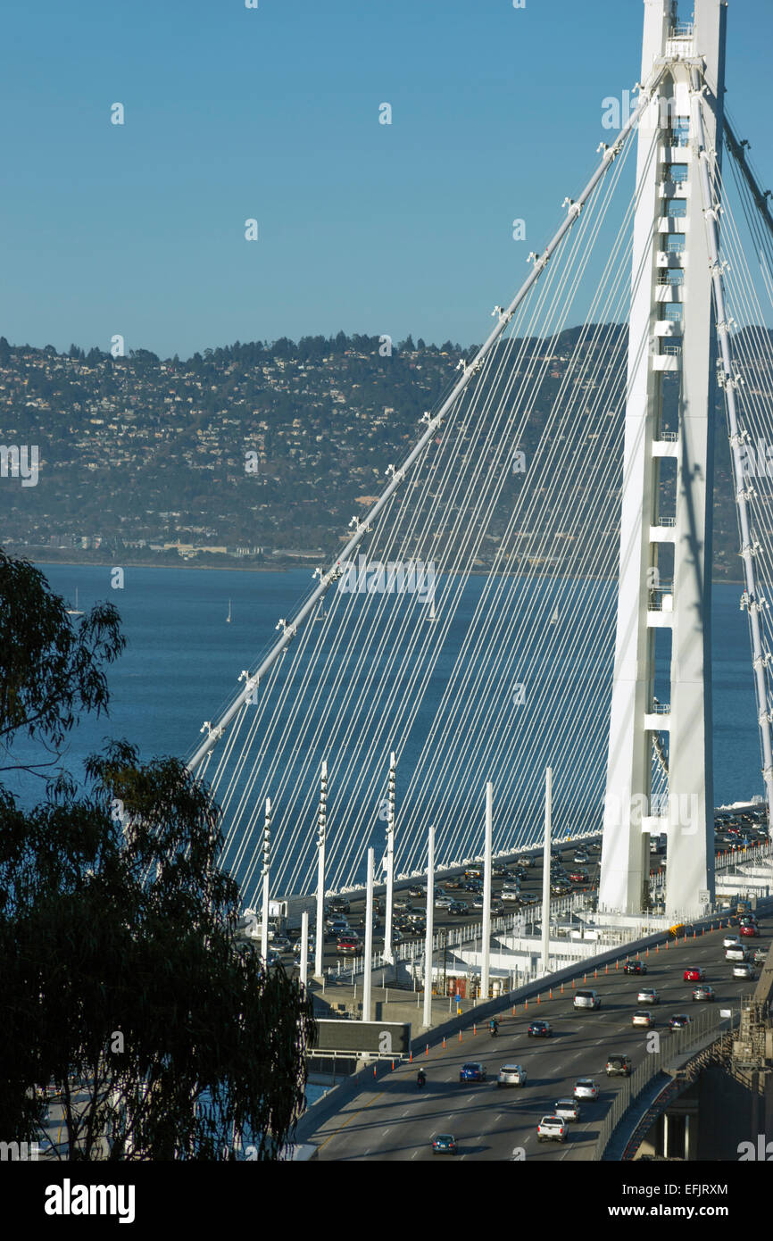 RUSH HOUR TRAFFIC NEW EASTERN OAKLAND BAY BRIDGE (©CALTRANS 2013) YERBA ...