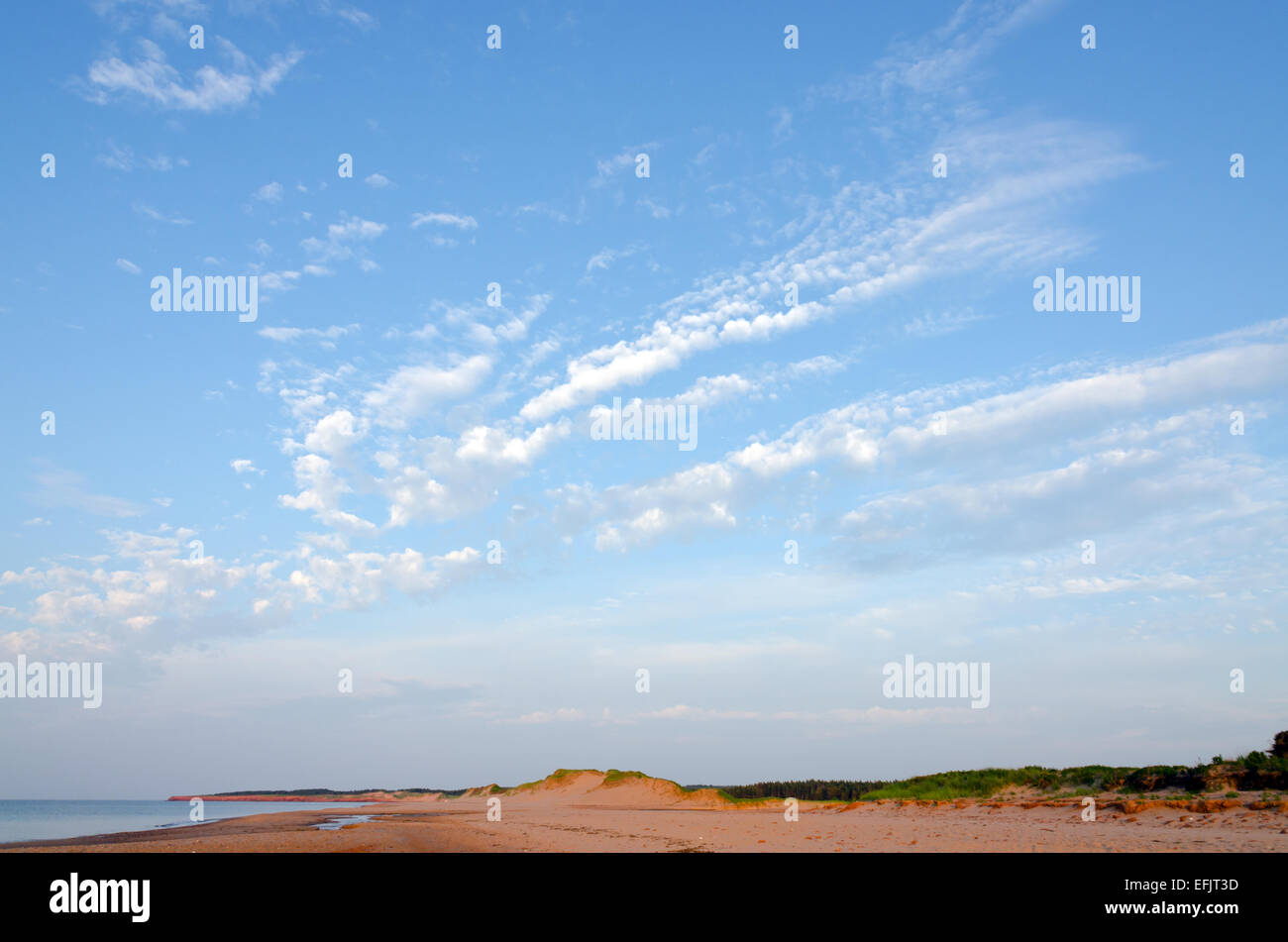 Red sand beach at Prince Edward Island, Canada Stock Photo - Alamy