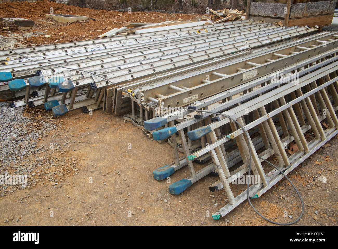 Ground ladders hi-res stock photography and images - Alamy