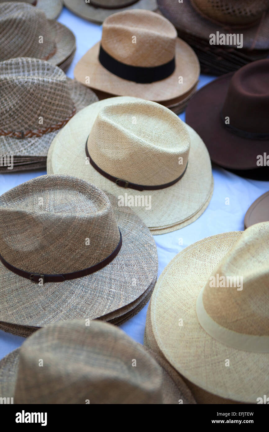 Hats on a table hi-res stock photography and images - Alamy