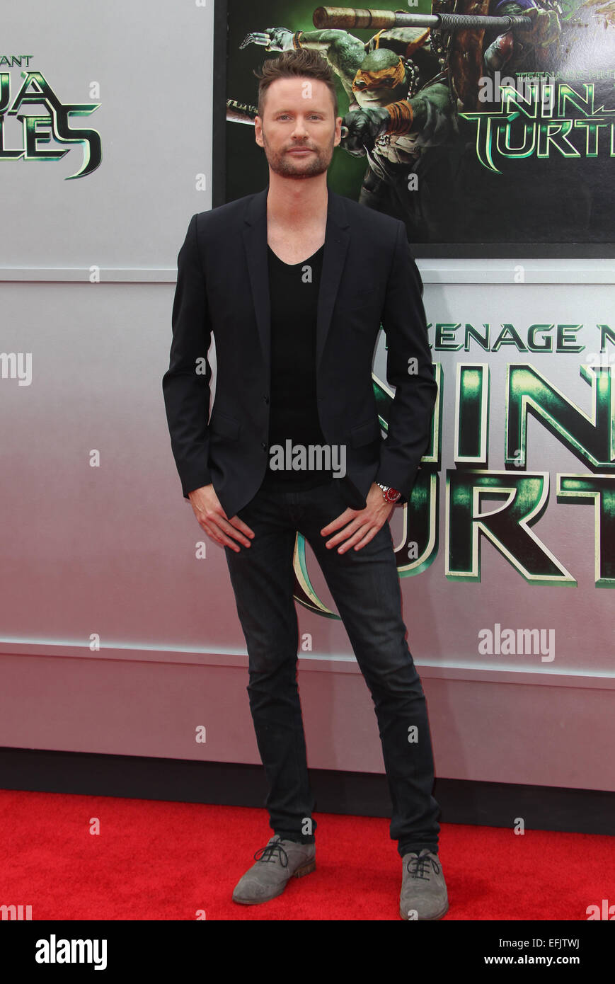LOS ANGELES PREMIERE OF “TEENAGE MUTANT NINJA TURTLES” Featuring: Brian ...