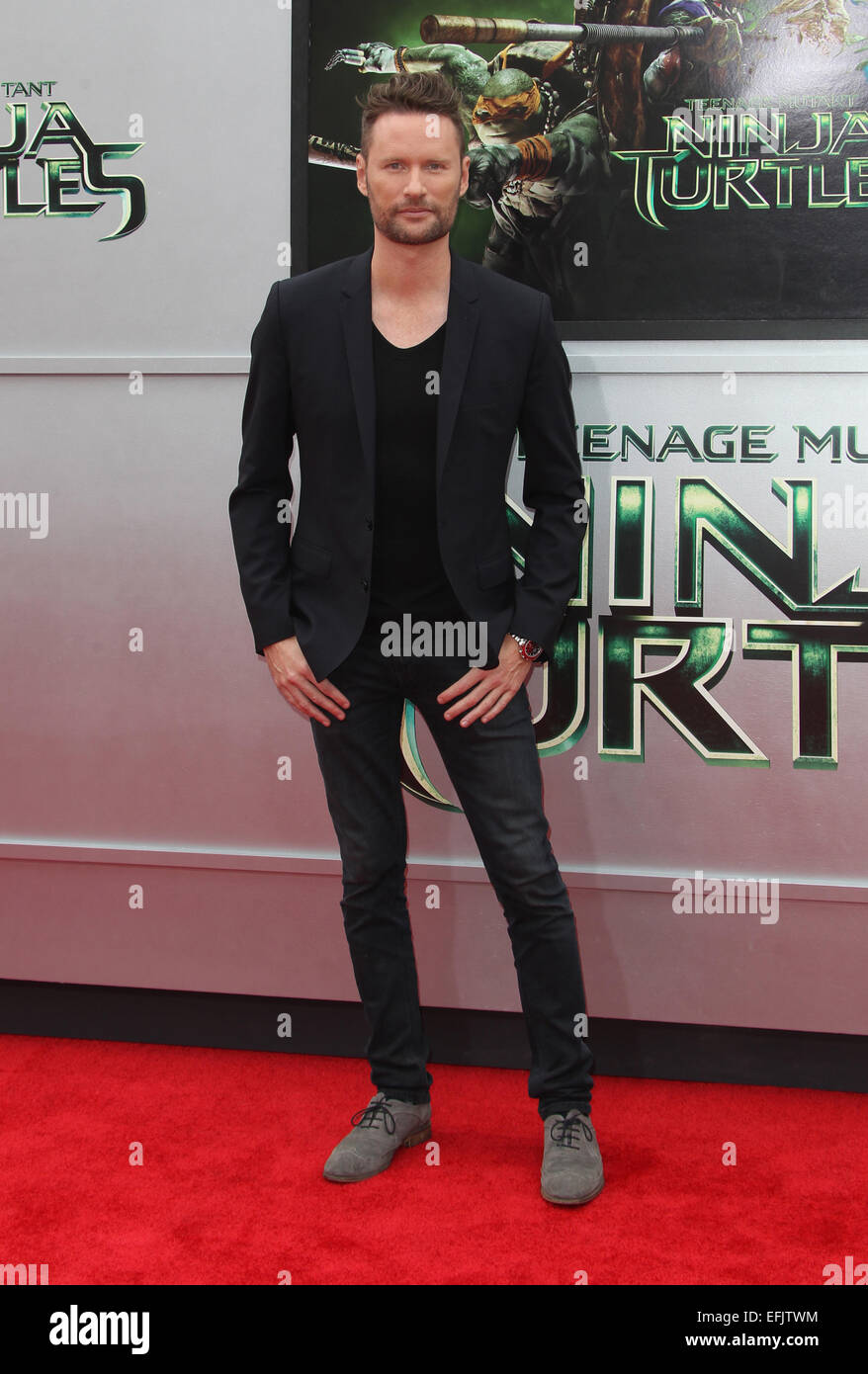 LOS ANGELES PREMIERE OF “TEENAGE MUTANT NINJA TURTLES” Featuring: Brian ...