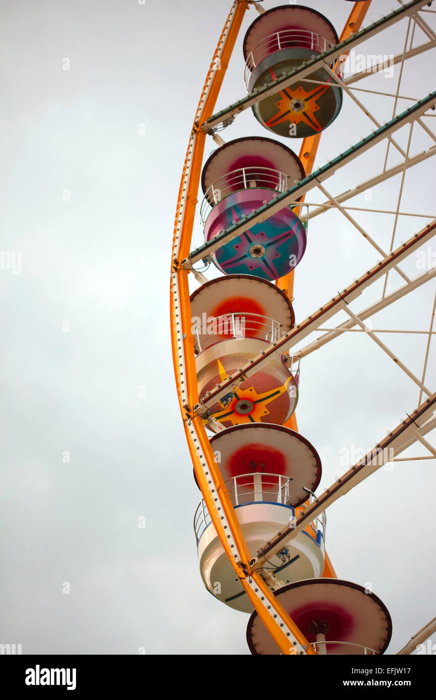 Big wheel at a fairground Stock Photo - Alamy