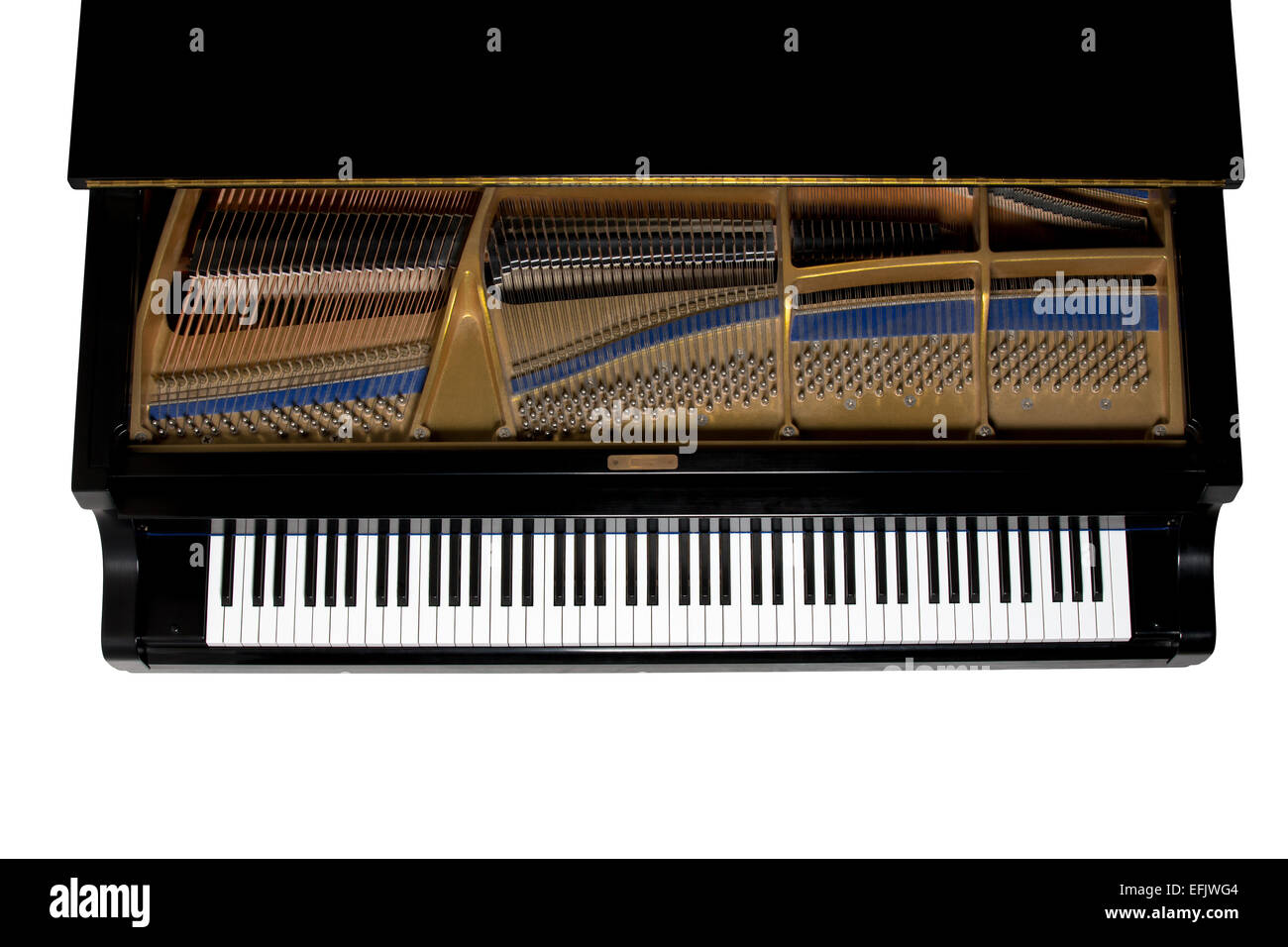 Top view white grand piano High Resolution Stock Photography and Images ...