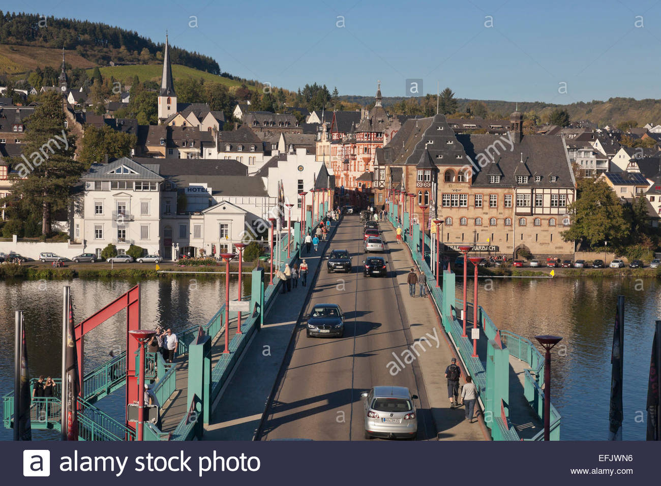 Traben Trarbach Bridge Stock Photos & Traben Trarbach Bridge Stock ...