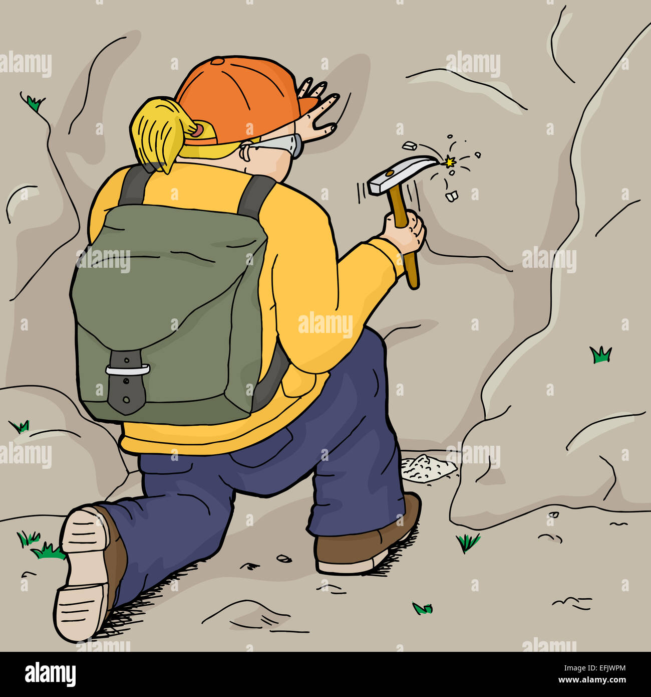 Female geologist pick hi-res stock photography and images - Alamy