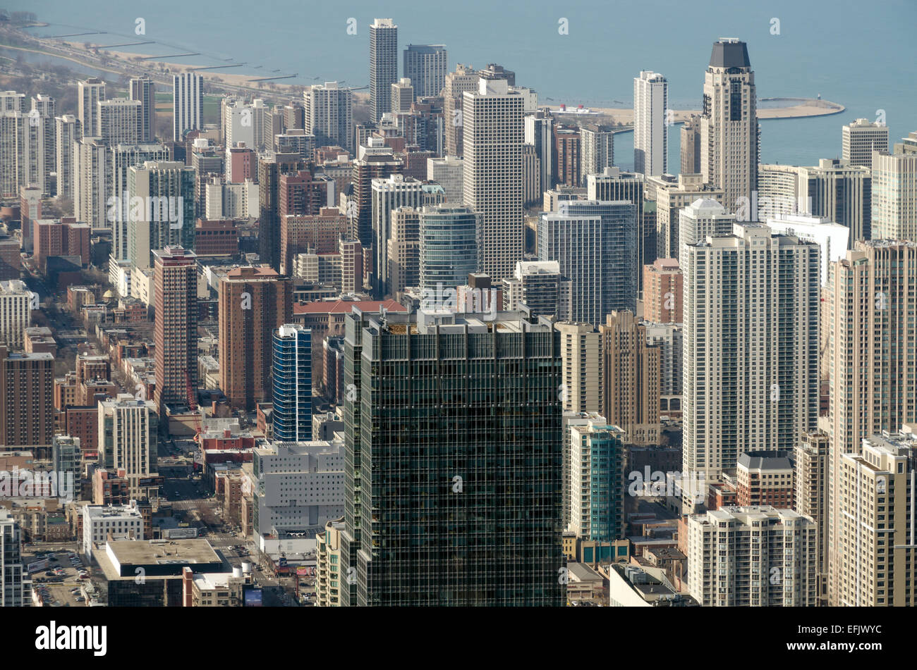 Chicago building architecture windows hi-res stock photography and ...