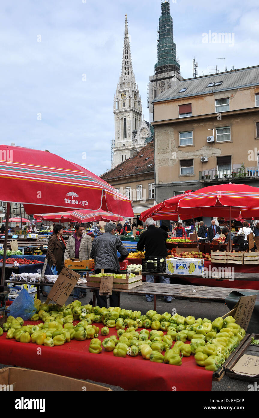 Dolac market hi-res stock photography and images - Alamy
