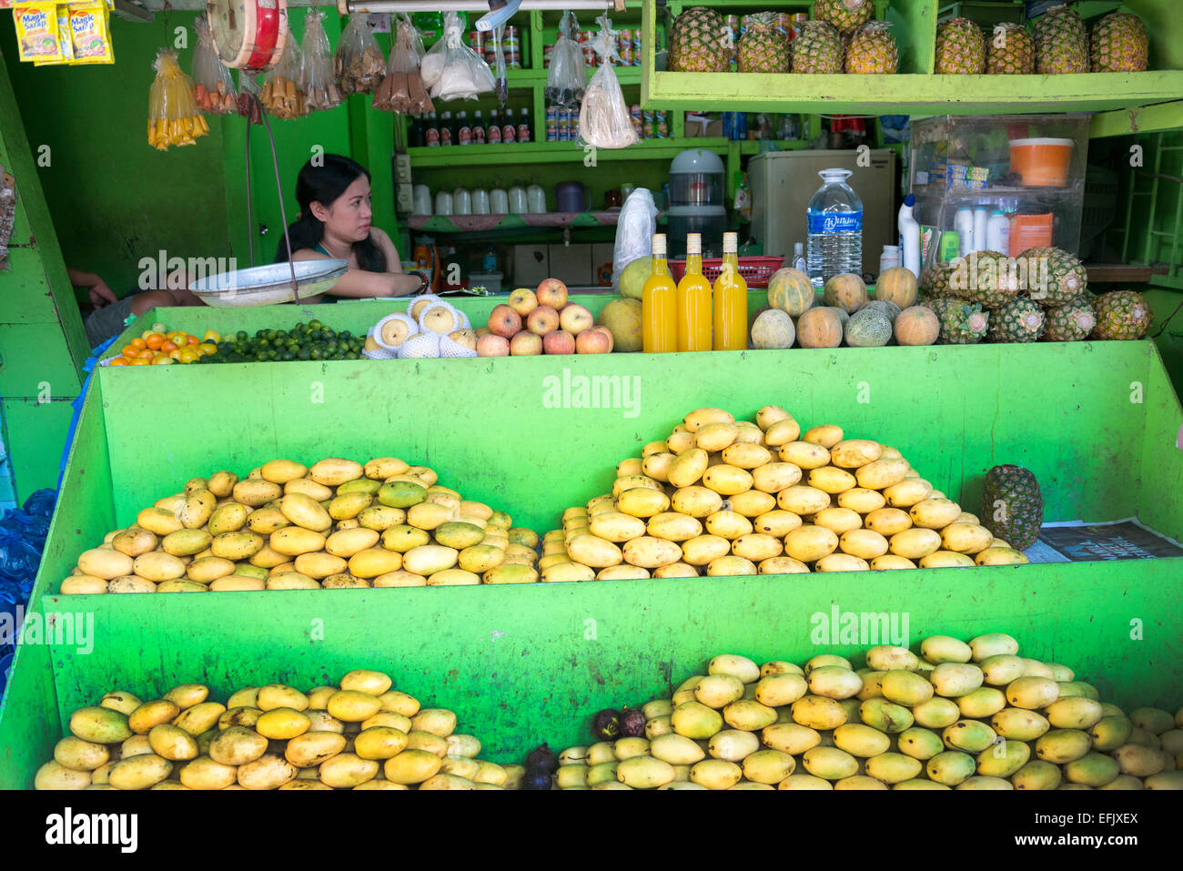 Mango stall in The Philippines Stock Photo - Alamy
