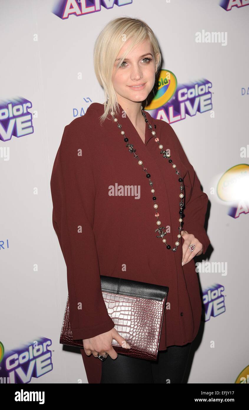 New York, NY, USA. 5th Feb, 2015. Ashlee Simpson at a public appearance ...